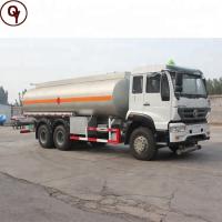 China Euro 2 Standard 20000 Liters Fuel Liquid Tanker Truck / SINOTRUK HOWO 6X4 Oil Tank Truck for sale