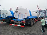 China 15m3 6x4 Powerful Water Tank Truck Dimensions10350×2496×3048 1500L,White Color for sale