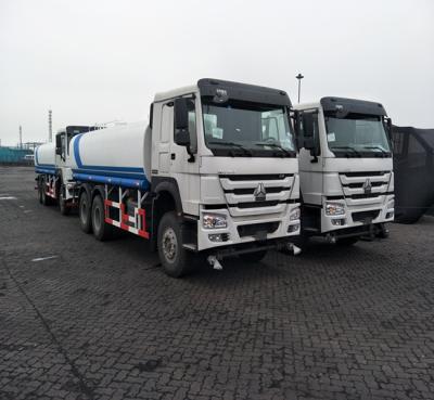 China 15m3 6x4 Powerful Water Tank Truck Dimensions10350×2496×3048 1500L,White Color for sale