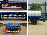 China White Liquid Tanker Truck , Water Spraying Truck Front Spray Rear Sprinkling Side Spray Gun for sale