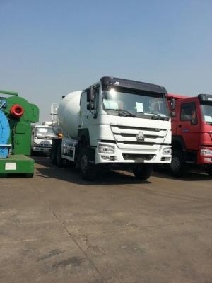 China 8M3 336hp 6x4 10 Tire Concrete Mixing Equipment With 1 Spare Tire And Air Conditioner / Cement Mixer Lorry for sale