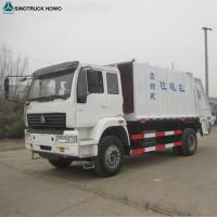 China 6 Tyre Light Duty Commercial Trucks , Euro 2 Sinotruk HOWO 3 - 8m3 Compact Compression Garbage Truck for sale