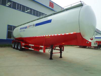 China Powder Material Transport Tanker 3 Axles Cement Bulker With Volume 60CBM for sale