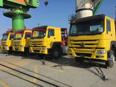 China Yellow 50T SINOTRUK HOWO Tow Tractor Truck RHD 10 Wheels 371 HP ZZ4257S3241W for sale