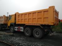 China Howo 336 Sinotruck Dump Truck 10 Wheel With High Bumper Yellow Color for sale