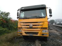 China Howo 336 Sinotruck Dump Truck 10 Wheel With High Bumper Yellow Color for sale