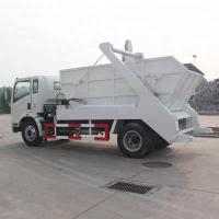 China Sinotruk new design sinotruk 4x2 swept-body refusecollector swing arm type garbage truck with high quality for sale