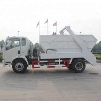 China Sinotruk new design sinotruk 4x2 swept-body refusecollector swing arm type garbage truck with high quality for sale