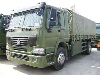China Military 4x4 Heavy Cargo Trucks All Wheel Drive With EURO III Emission Standard for sale
