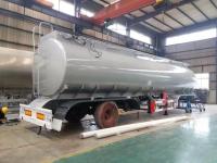 China Sinotruk Three Axles 45000 - 50000 Liters Fuel Tank Semi Trailer 7 Compartments With Pump for sale