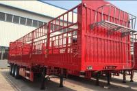 China Lightweight Column Semi Trailer Trucks Deadweight 6 Tons 3 Axle 13 Meters for sale