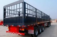 China Lightweight Column Semi Trailer Trucks Deadweight 6 Tons 3 Axle 13 Meters for sale