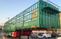China Lightweight Column Semi Trailer Trucks Deadweight 6 Tons 3 Axle 13 Meters for sale