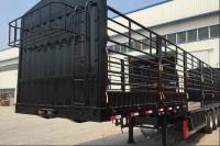 China Lightweight Column Semi Trailer Trucks Deadweight 6 Tons 3 Axle 13 Meters for sale