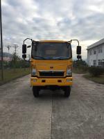 China Sinotruk Homan 4x2 10 Ton Dump Truck Yellow color Wheelbase 3450mm for sale