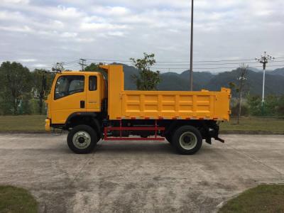 China Sinotruk Homan 4x2 10 Ton Dump Truck Yellow color Wheelbase 3450mm for sale