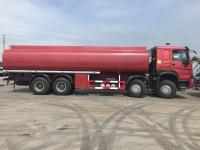 China 8x4 HOWO Heavy Duty Chemical Liquid Tanker Truck 11990 × 2500 × 3563 Overall Dimension for sale