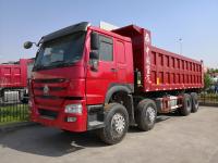 China Sinotruck Howo 8x4 Tipper Truck Left Hand Driving With Good Condition for sale