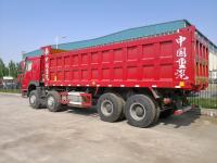 China Sinotruck Howo 8x4 Tipper Truck Left Hand Driving With Good Condition for sale