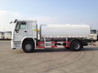 China Howo 12m3 Liquid Tanker Truck For Road Sprinkler / Flushing Color Optional for sale