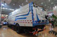 China Euro III Engine95HP/PS Trash Garbage Compactor Truck , Sinotruk 4m3 Road Sweeper Truck for sale