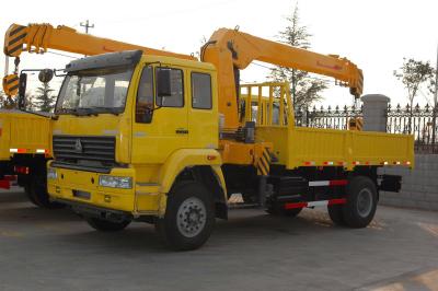 China Sinotruk Howo7 Chassis 25 Ton Truck Mounted Crane 6x4 Hydraulic Steering for sale