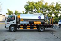 China Bituminous Gravel Synchronous Sealer Truck , XTF120A , Asphalt Tank 6m3, Crushed Stone Tank for sale