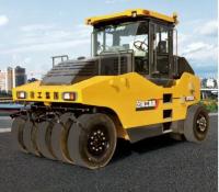 China Road Maintenance Machinery , XP163 Pneumatic Tire Road Roller , Operating Weight 11100kgs, 92KW for sale