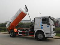 China Euro 2/3/4 Sewage Pump Truck 4 X 2 10M3 Self Absorption Easy To Operate ZF8098 howo swz for sale