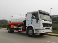 China Euro 2/3/4 Sewage Pump Truck 4 X 2 10M3 Self Absorption Easy To Operate ZF8098 howo swz for sale