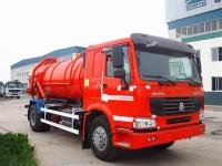 China HOWO Vacuum Sewage Truck 6 X 4 12M3  Euro 2 ZF8098 High Efficient Long Service Life suction truck swz for sale