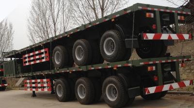 China 40 Ton 2/3/4 Axle Low Flatbed Trailer Truck Bed Tractor Trailer Trucks for sale