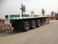 China 40 Ton 2/3/4 Axle Low Flatbed Trailer Truck Bed Tractor Trailer Trucks for sale