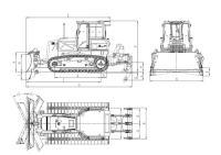 China SD08YE/YS Turbo charged Shantui Bulldozer Water Cooled 4 Stroke / Cycle for sale