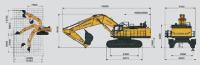 China ZE1250E Large Capacity Bucket Hydraulic Crawler Excavator Super High Power for sale