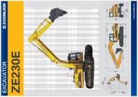 China ZE230E Strong Power Long Boom Excavator High Efficiency 133/2000 Kw/Rpm for sale