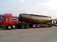 China 50M3 Bulk Cement Semi Trailer Trucks with 3 Pcs 13T Fuwa Brand Axles and Weichai engine Bohai Air compressor for sale