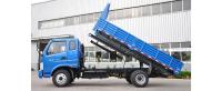 China Light Duty Dumper Commercial Trucks 150 - 250 HP T Series T1&T2&T3 3 Seats 2800mm wheelbase Electric Control Window for sale