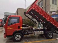 China Solid Tire Light Duty Commercial Trucks / Euro 2 HOWO Dump Truck 4X2 for sale