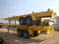 China 2 / 3 Axles Skeleton Container Semi Trailer Trucks , container transport for sale