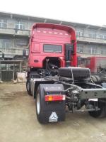 China SINOTRUK HOWO 4x2 tractor truck/prime mover, 336hp,loading 40tons, Left hand drive, red for Ethiopia, Kenya, market for sale
