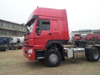 China SINOTRUK HOWO 4x2 tractor truck/prime mover, 336hp,loading 40tons, Left hand drive, red for Ethiopia, Kenya, market for sale