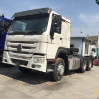 China LHD New HOWO7 6*4 10tires 336HP Heavy Duty Tractor Truck With German Steering Gear Box with one Sleeper for sale
