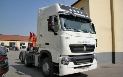 China 10 Tire Prime Mover Truck of SINOTRUK HOWO A7 brand with 6X2 420hp double sleepers and air conditioner for sale