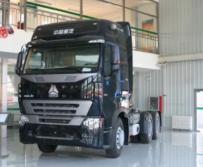 China New 2017 HOWO A7 Tractor Truck 6x4 Prime Mover Truck 420 Hp Double Sleepers Auto Operation For 40T tow for sale
