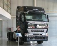 China New 2017 HOWO A7 Tractor Truck 6x4 Prime Mover Truck 420 Hp Double Sleepers Auto Operation For 40T tow for sale