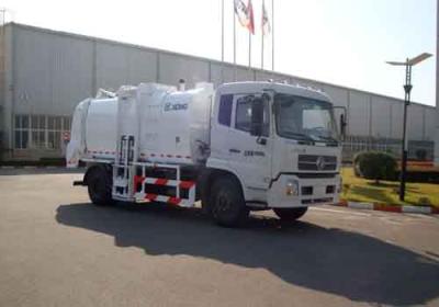 China Kitchen Waste Collection Truck 6cbm , Sealed Discharge / Pushing Discharge for sale