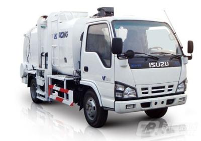 China Pure Electric Control Garbage Compactor Truck 4.3cbm Gas Heating for sale