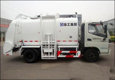 China 10cbm Trash Compactor Truck High Pressure Cleaning 18mpa , Total Weight 16000kg for sale
