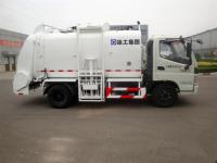China 10cbm Trash Compactor Truck High Pressure Cleaning 18mpa , Total Weight 16000kg for sale